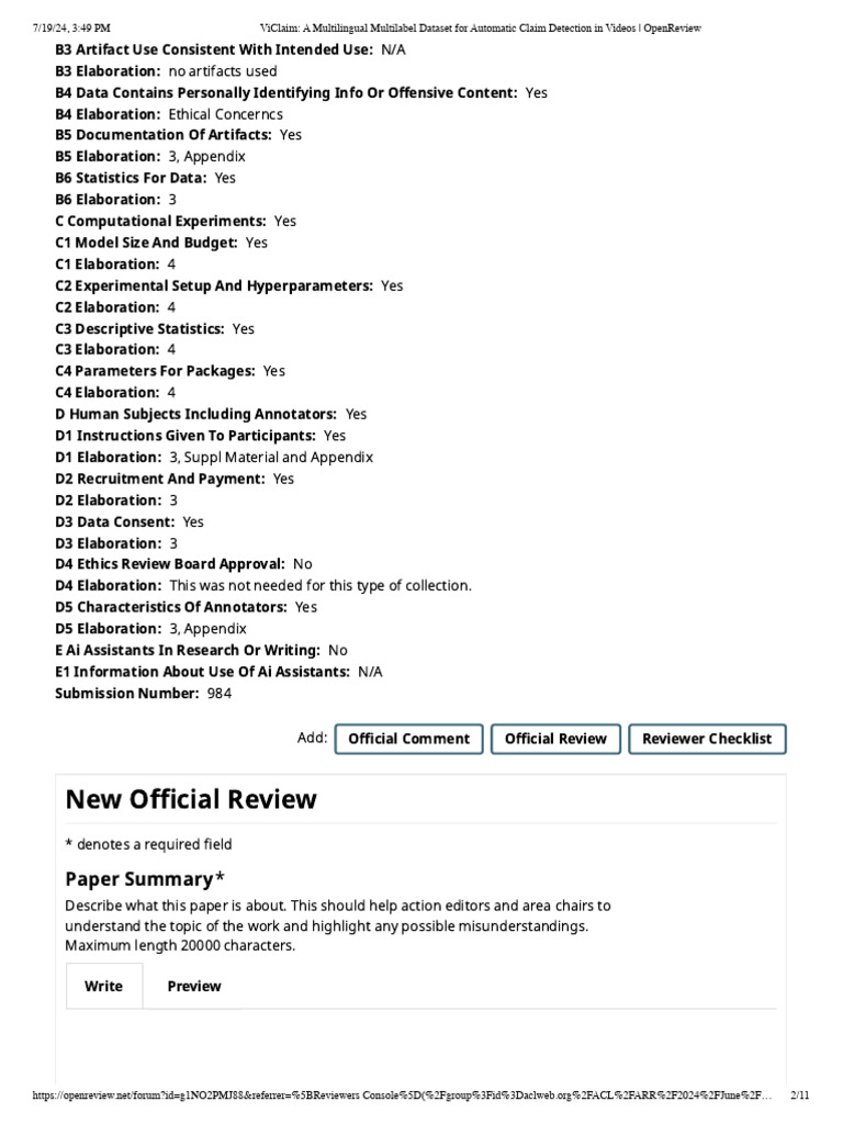 Arr Review Template | PDF