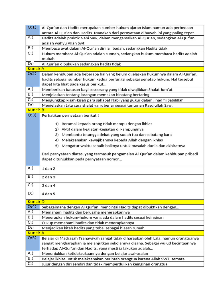Soal Ipa Kelas 3 Fix | PDF
