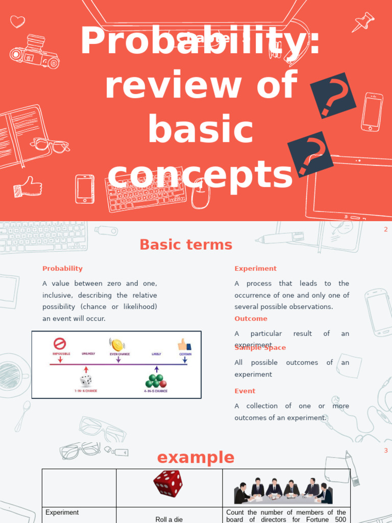 Chapter 5 Probability Review of Basic Concepts | PDF