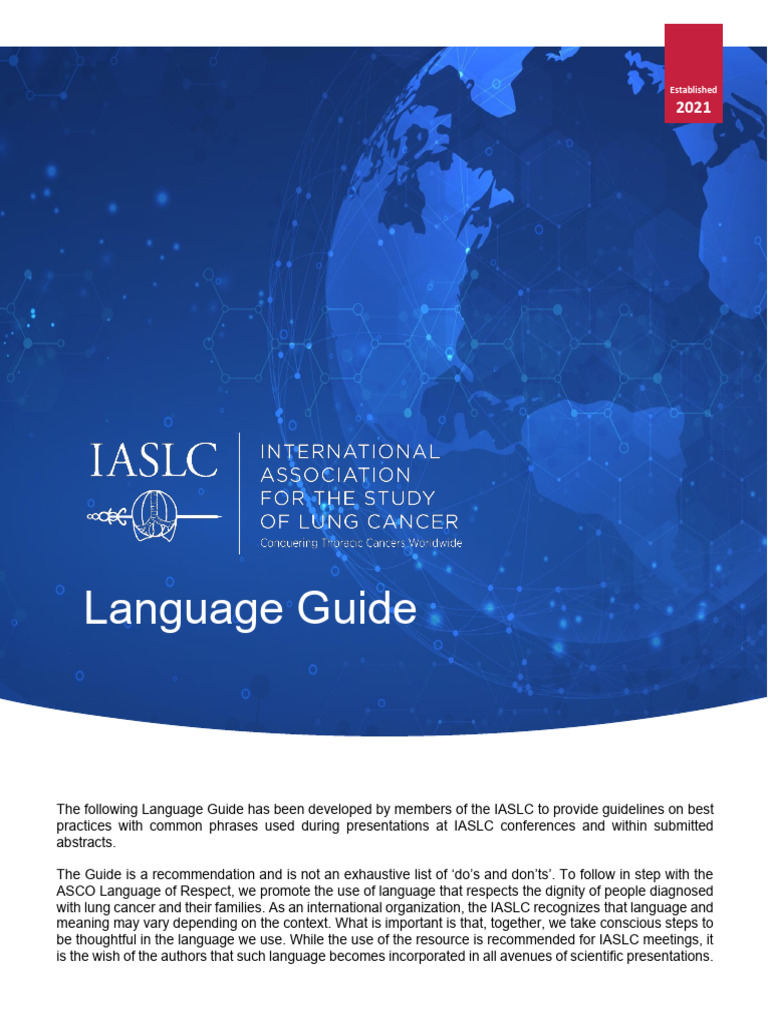 Language Guide FINAL May 2021 | PDF