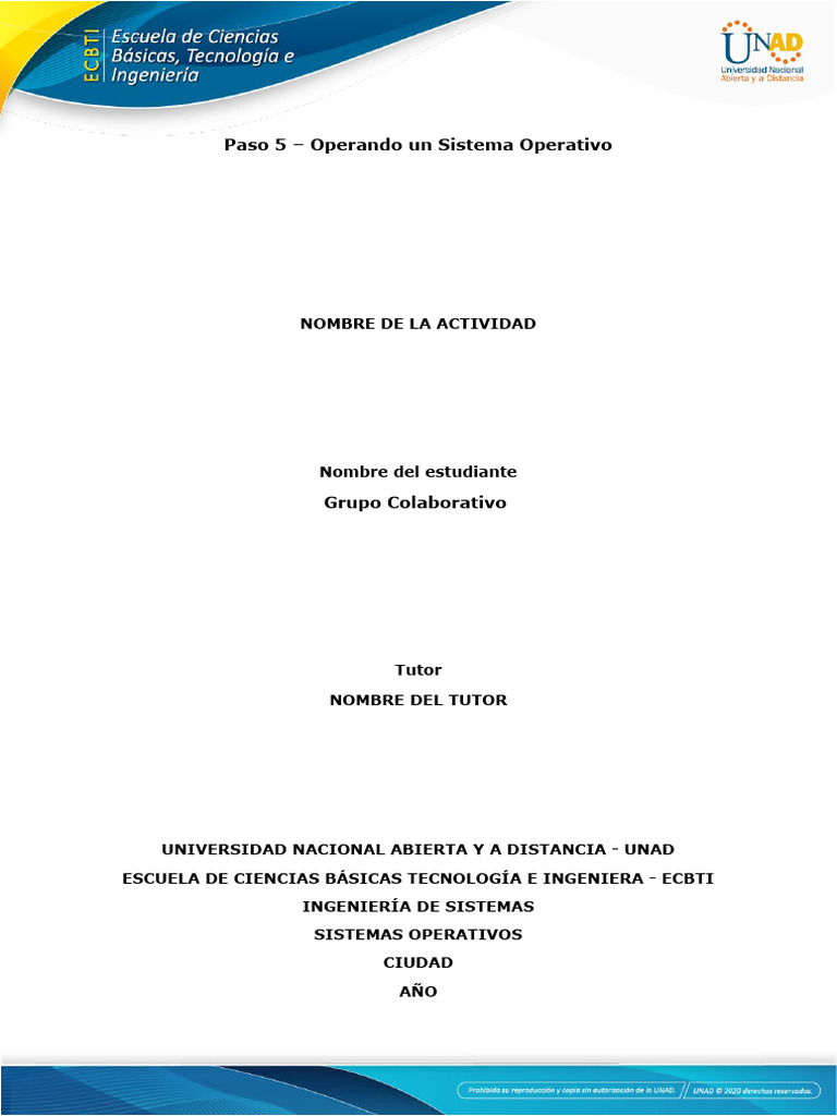 Anexo 5 - Plantilla Operando Un Sistemas Operativo | PDF
