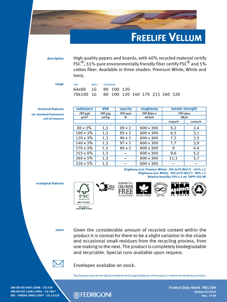 Freelife Vellum | PDF