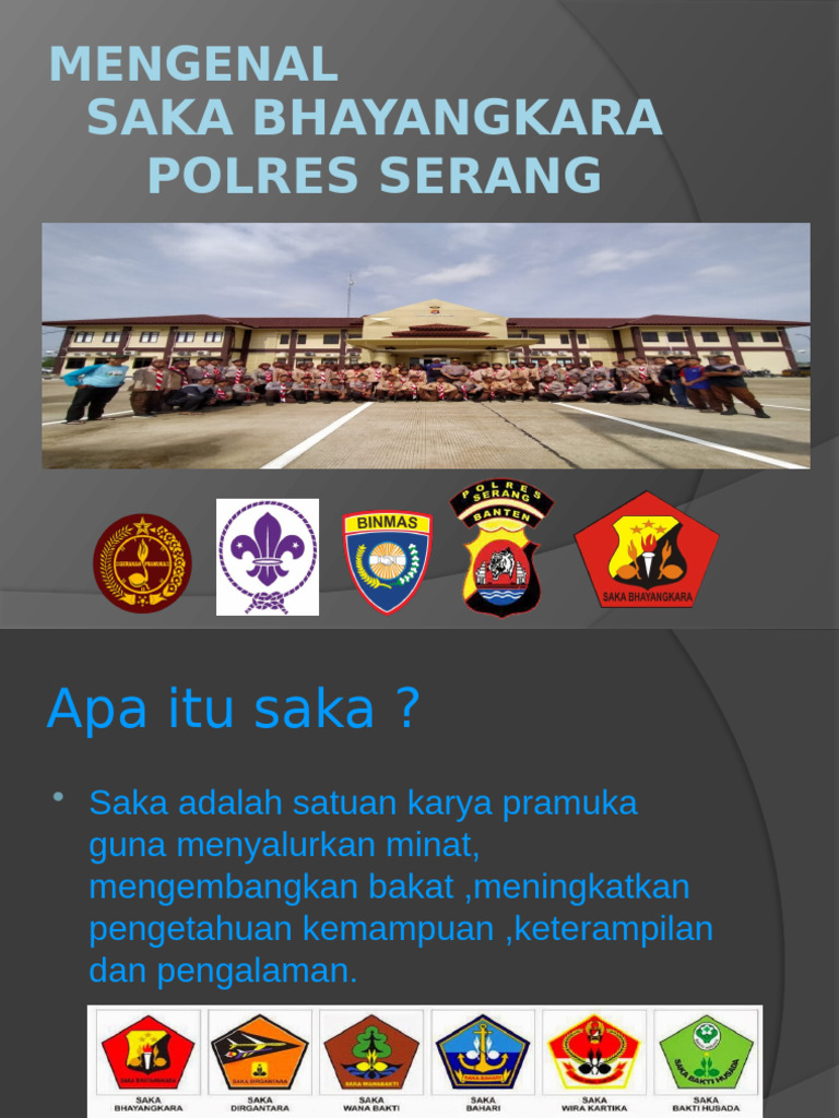 Mengenal Saka Bhayangkara Polres Serang | PDF