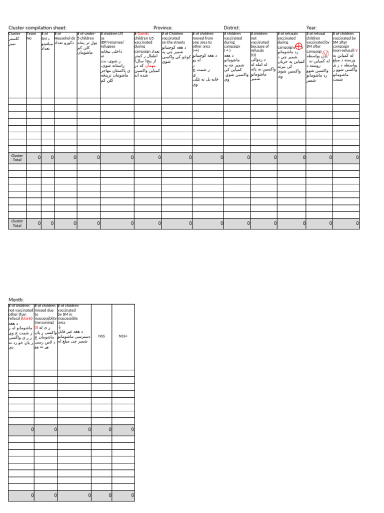 Micro-Sense Register-Summary Sheet | PDF