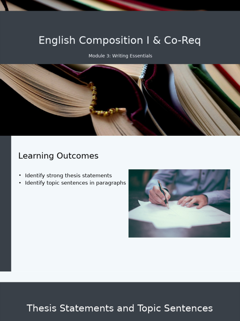 Comp CoReq Module 3 Writing+Essentials | PDF