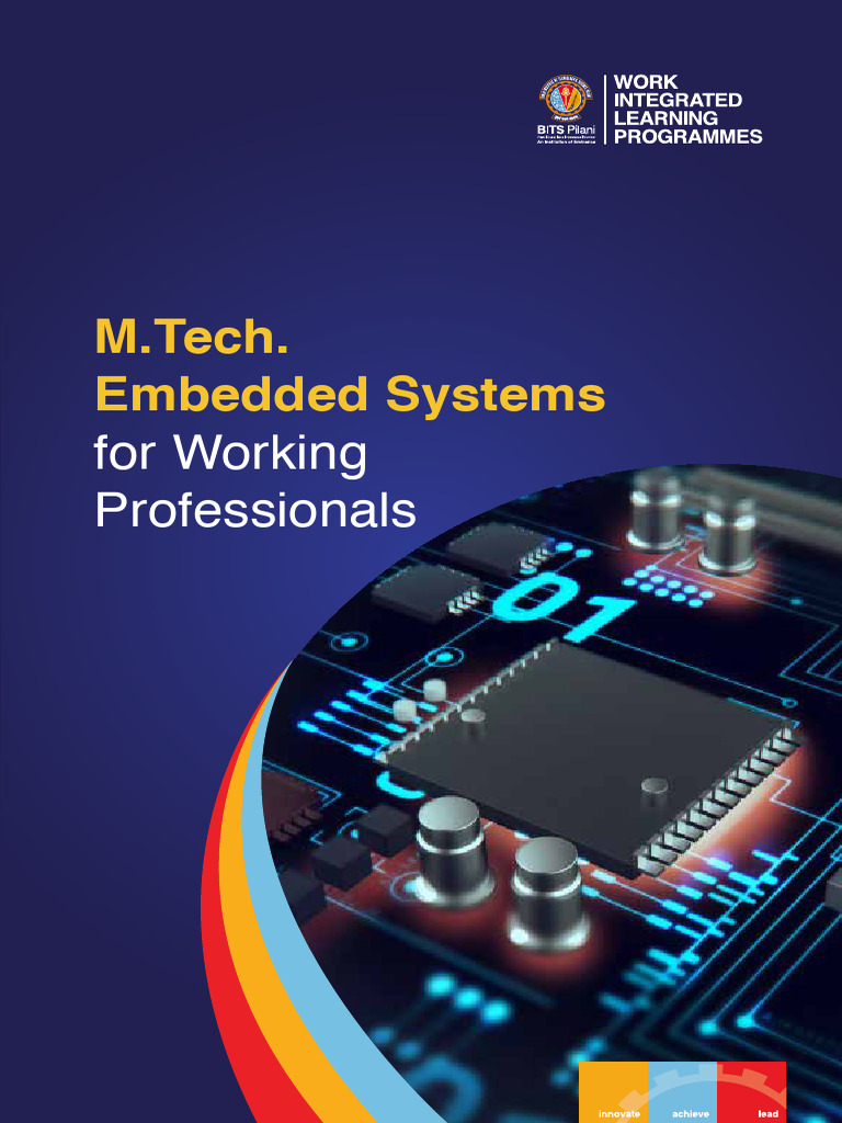 M Tech Embedded Systems Broucher | PDF