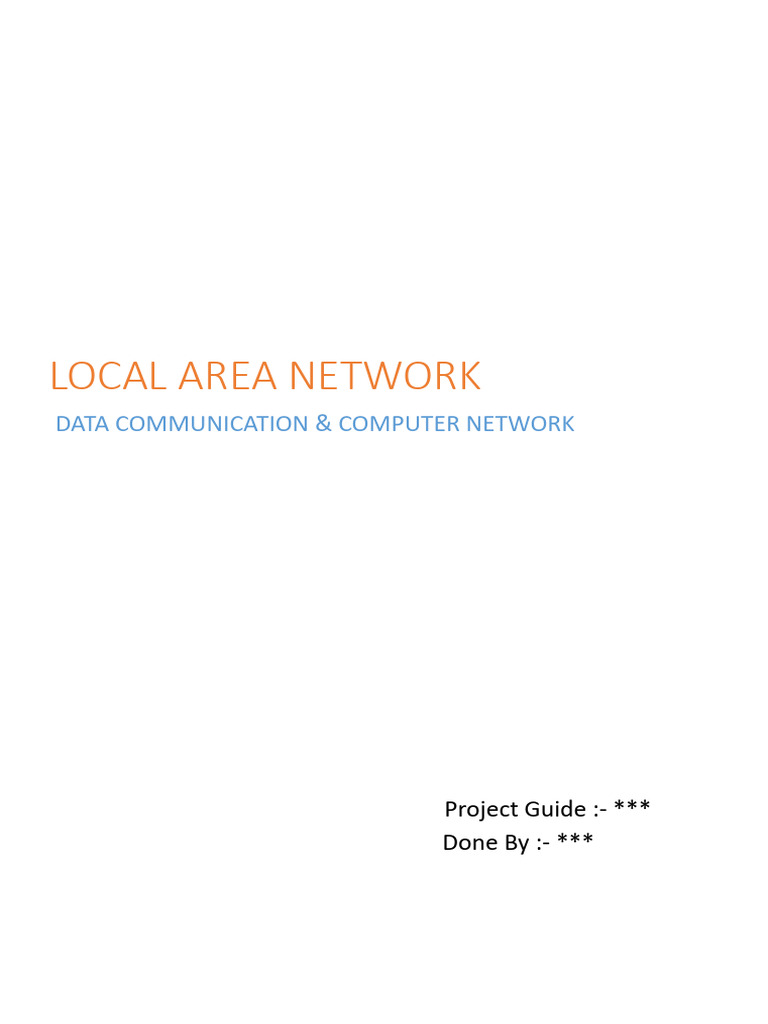 Lan Project | PDF