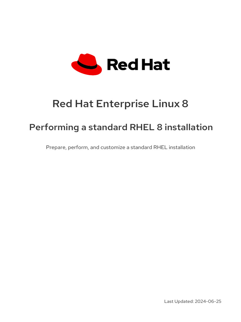Red Hat Enterprise Linux-8-Performing A Standard RHEL 8 Installation-En ...