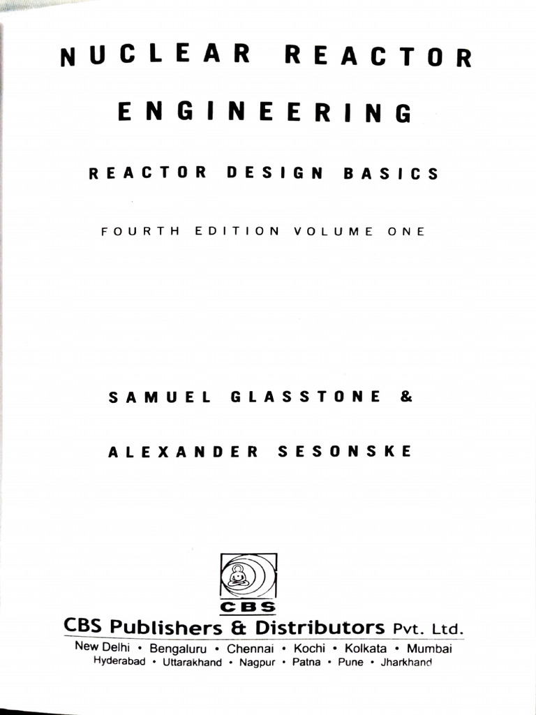 Nuclear Reactor Engineering | PDF | Isotope | Atoms