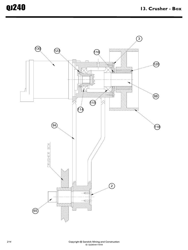C10 (QJ240) Crusher Drive Motor Assemble | PDF