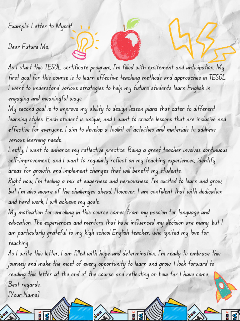 Example - A Letter To Myself | PDF