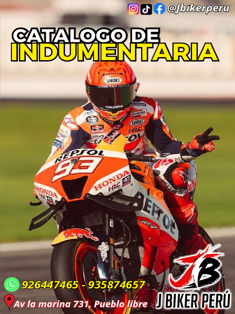 Catalogo Indumentaria J Biker Peru 26-07 | PDF