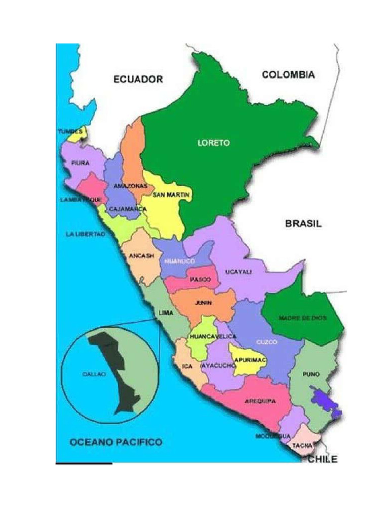 Mapa Del Peru | PDF