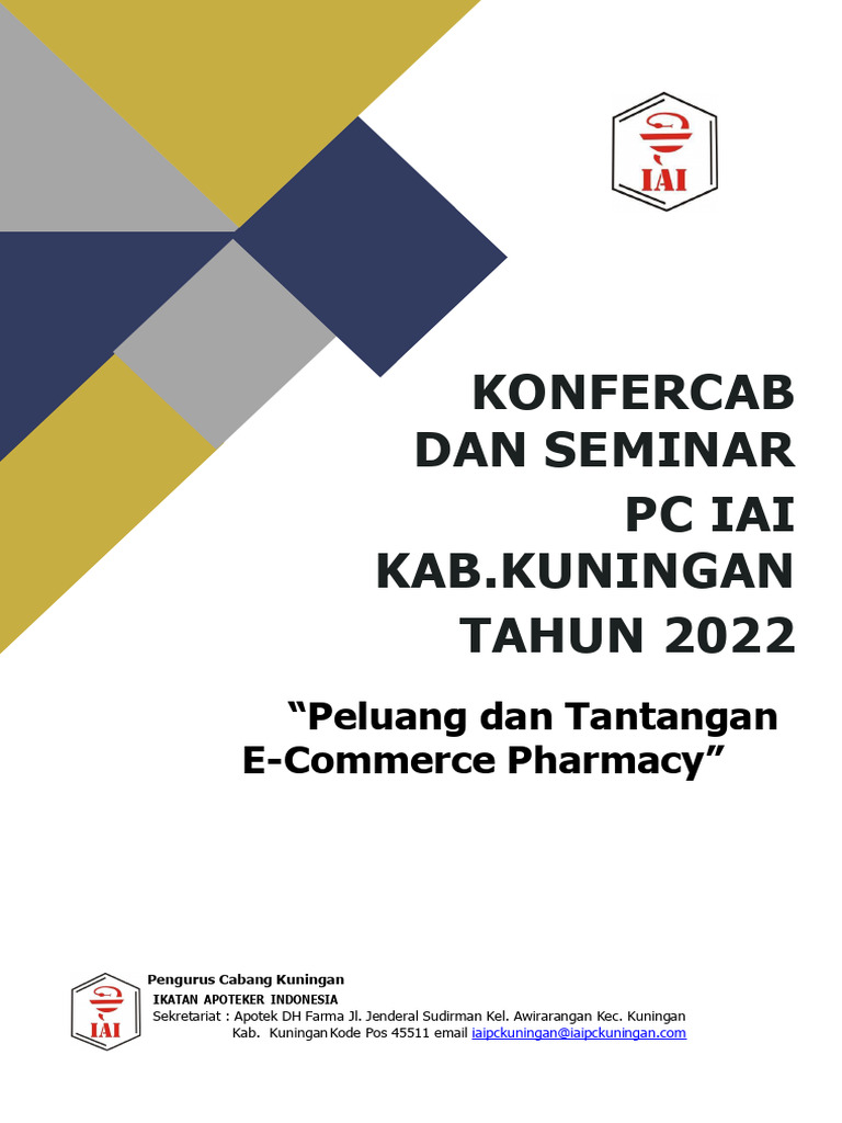 Booklet Kegiatan Konfercab Dan Seminar IAI 2022-1 | PDF