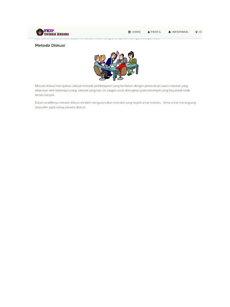 Metode Diskusi | PDF