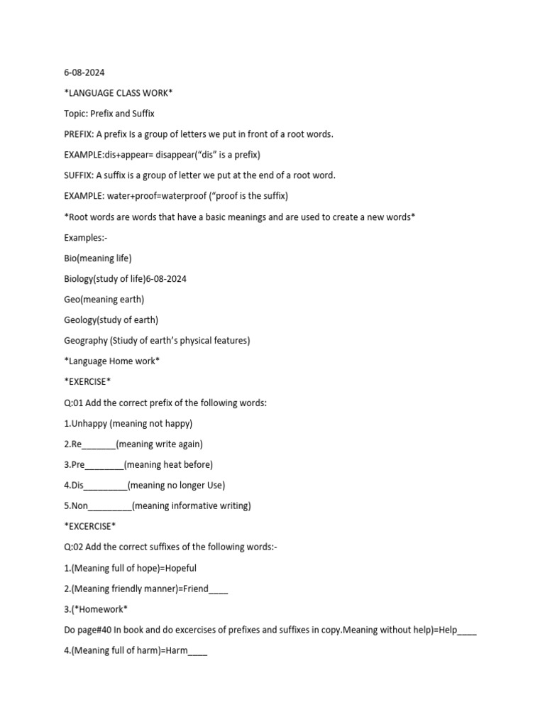 English Language Work | PDF