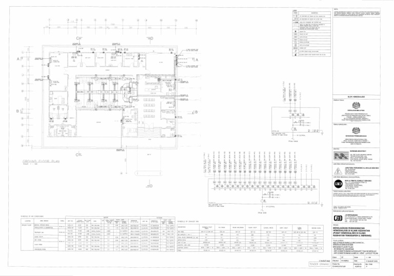 Aircond Ducting Drawing | PDF