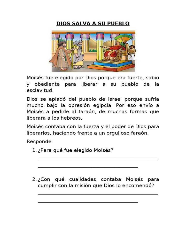 Dios Salva A Su Pueblo | PDF