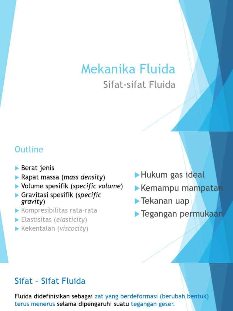 2 Sifat-Sifat Fluida | PDF