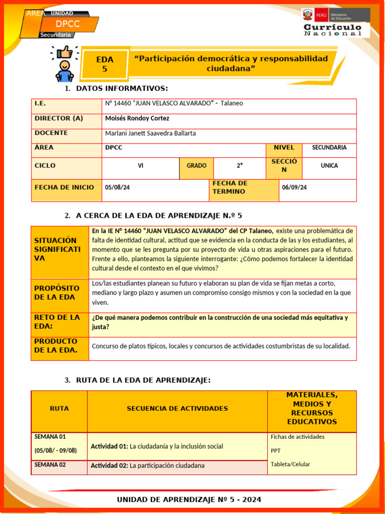 2º Eda 5 DPCC - 2024 | PDF