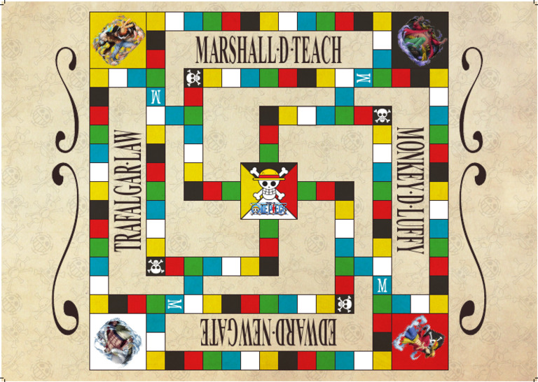 Tabuleiro Pitoco One Piece | PDF