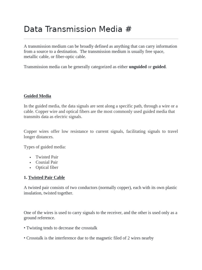 Data Transmission | PDF