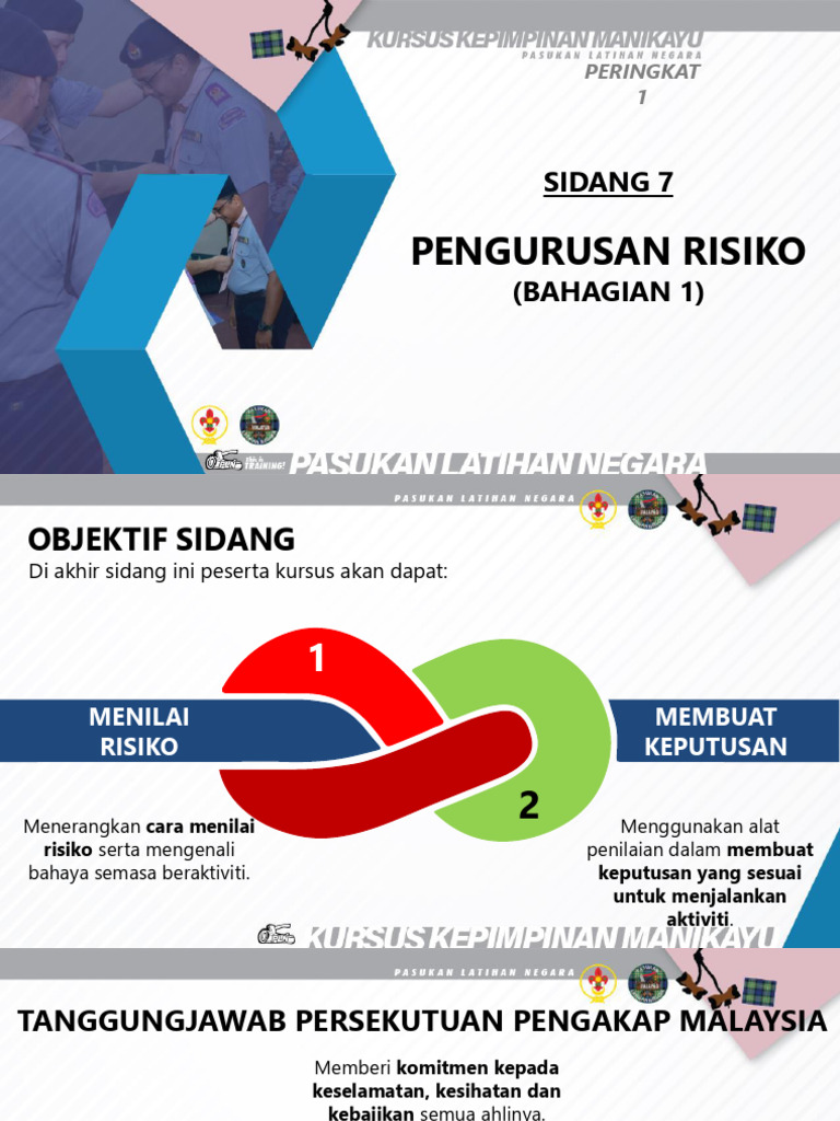 KMK 1 - Sidang 7 - Pengurusan Risiko 1 | PDF