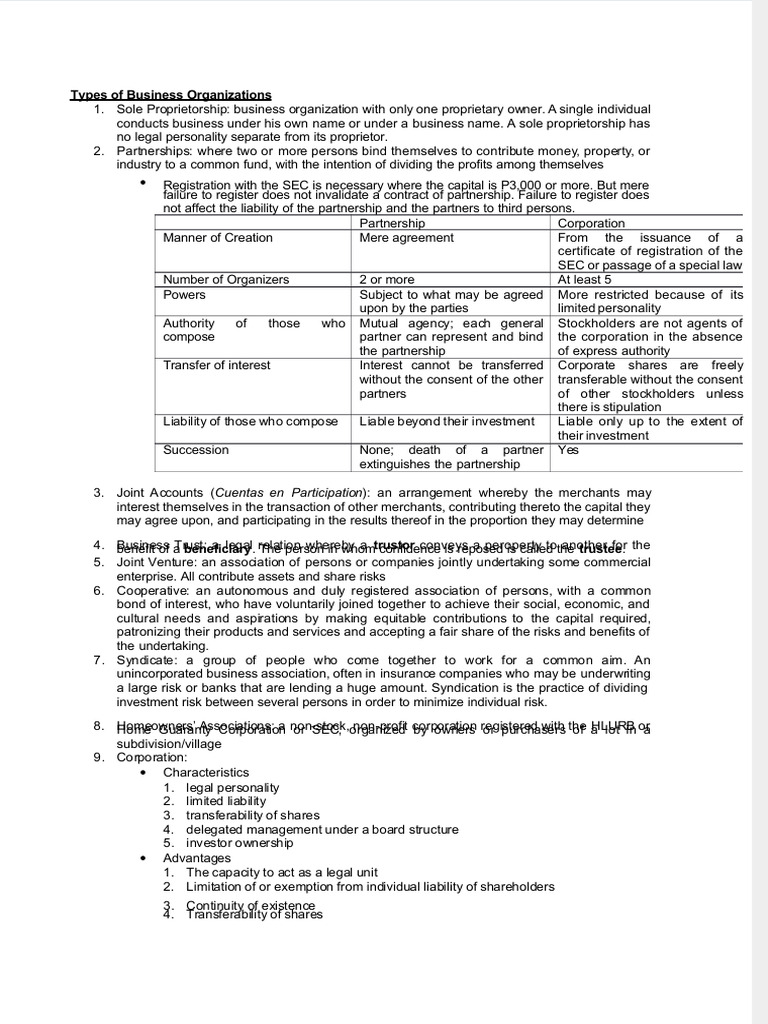 Corporation Notes | PDF