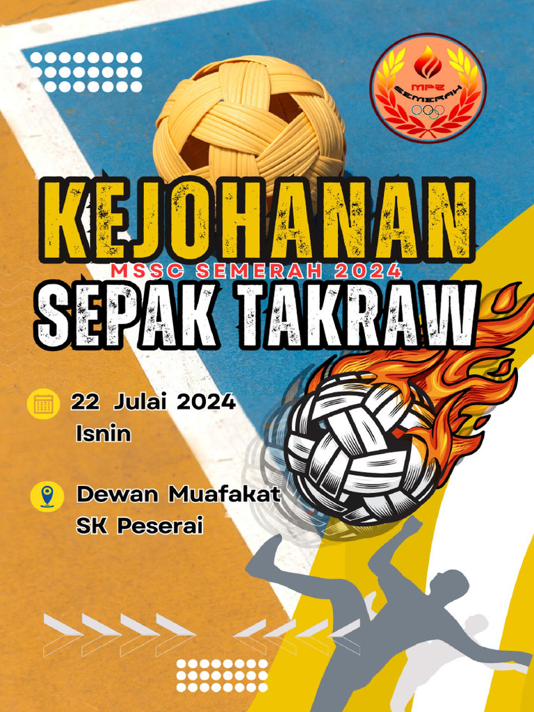 Buku Program Sepak Takraw MSSC Semerah 20242025 | PDF