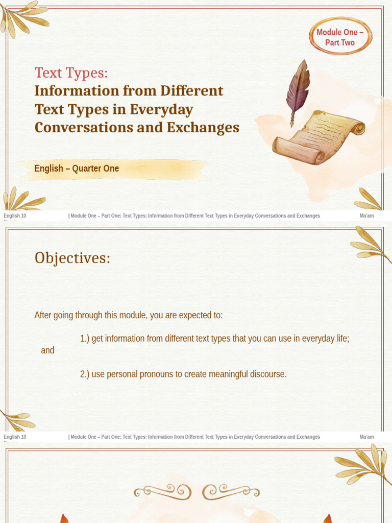 Module One Part Two Pdf