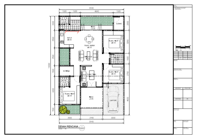 Denah REV4-LAYOUT | PDF