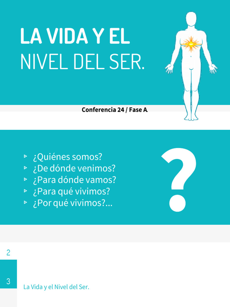 Fase A - La Vida y El Nivel Del Ser | PDF