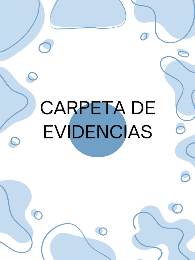 Carpeta de Evidencias | PDF