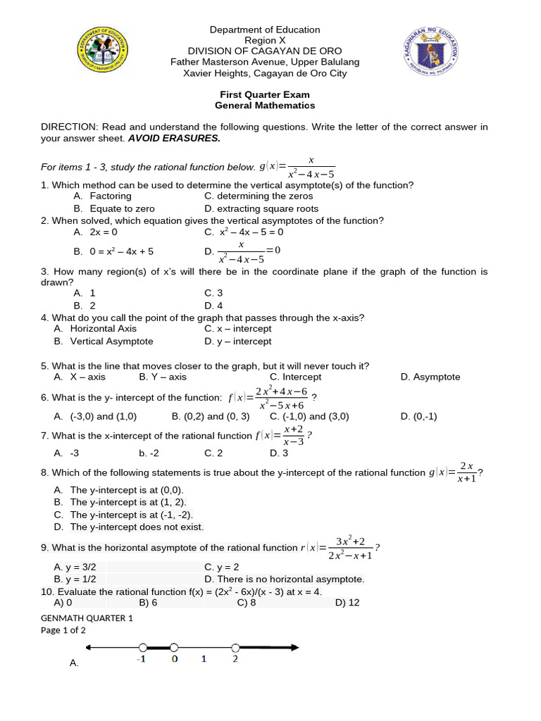 Math11 Q1 Gen. Math | PDF