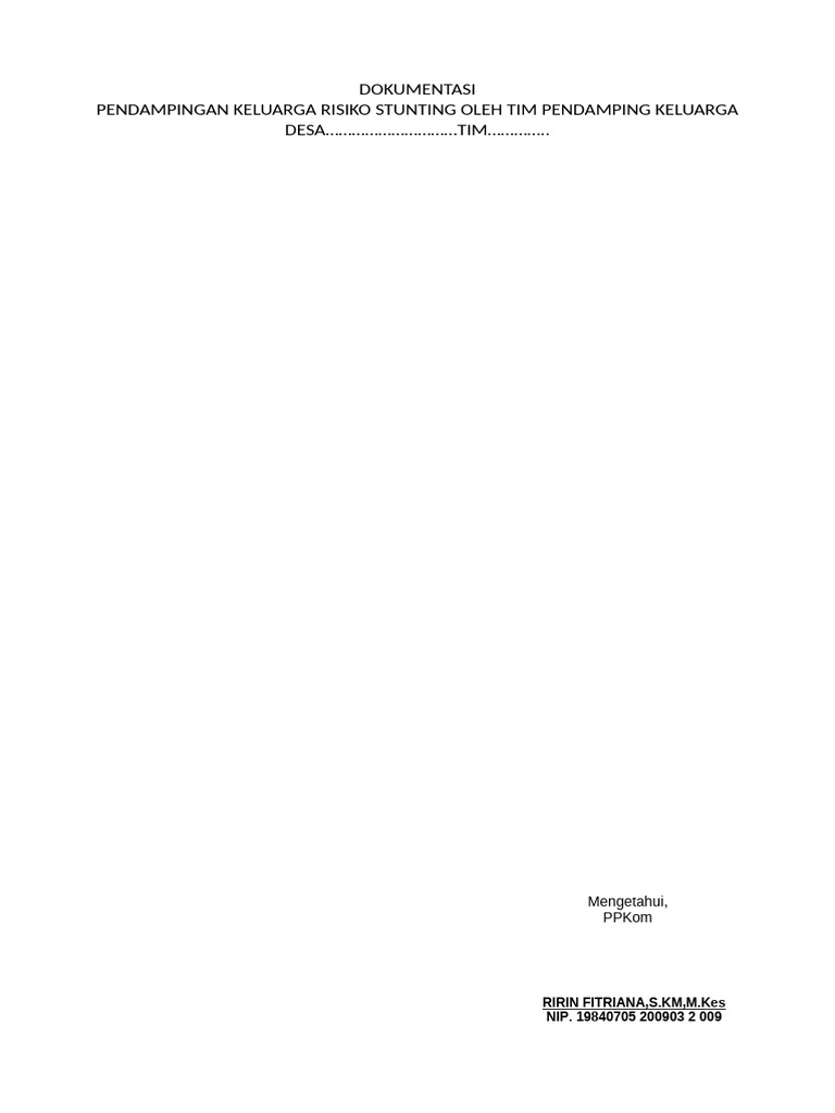 Dokumentasi TPK 2024 | PDF