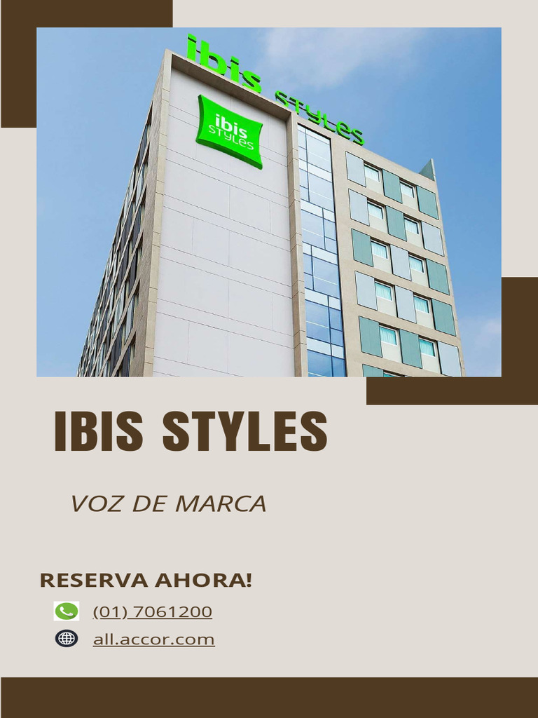 Trabajo Voz de Marca Ibis Styles | PDF