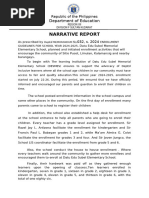 Sample Homeroom Pta Meeting - Narrative Report | PDF | Schools ...