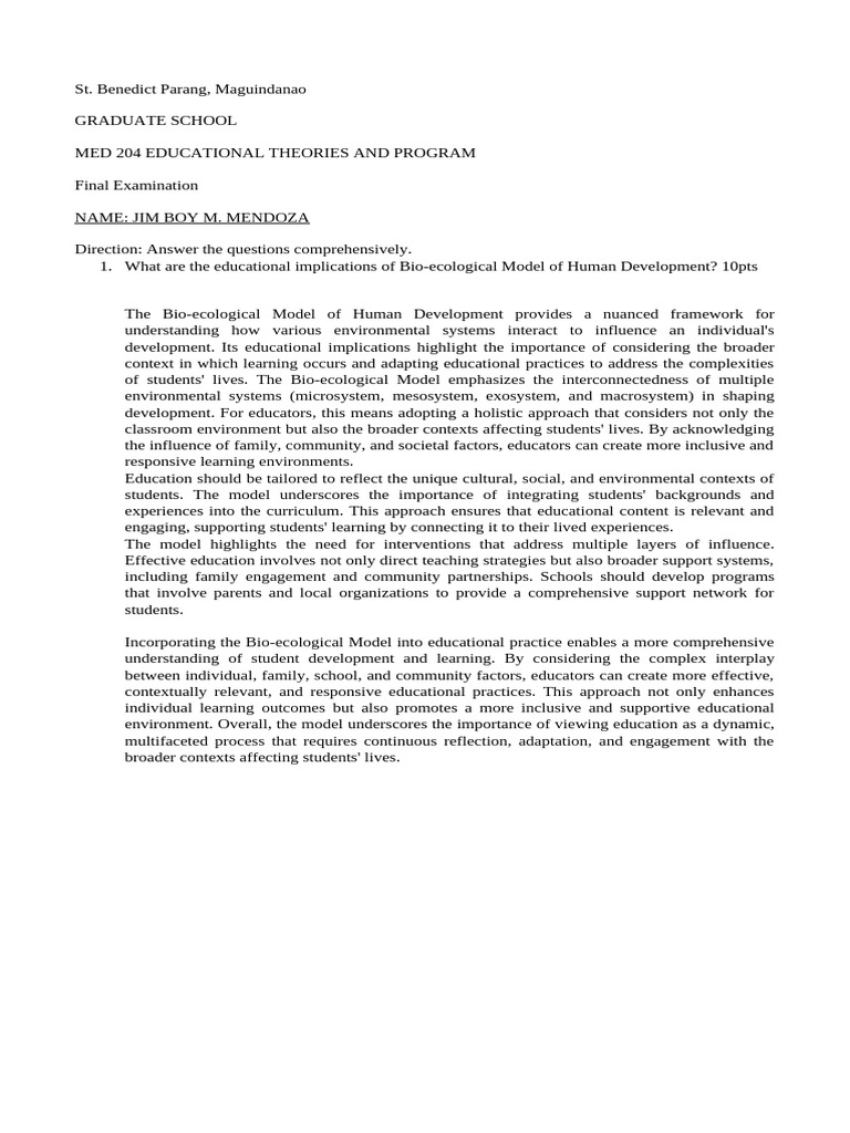 Final Examination MED 204 | PDF Final Examination MED 204 | PDF