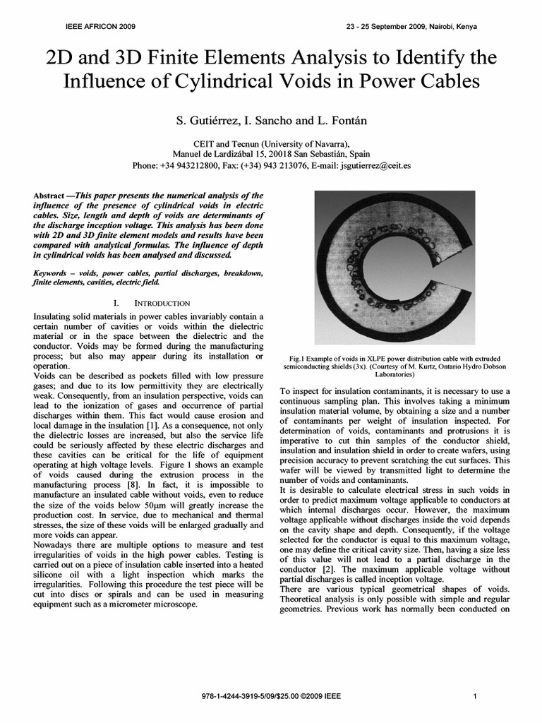2D and 3D Finite Elements Analysis To Identify The Influence of ...