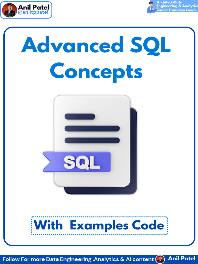 Advanced SQL Concepts | PDF