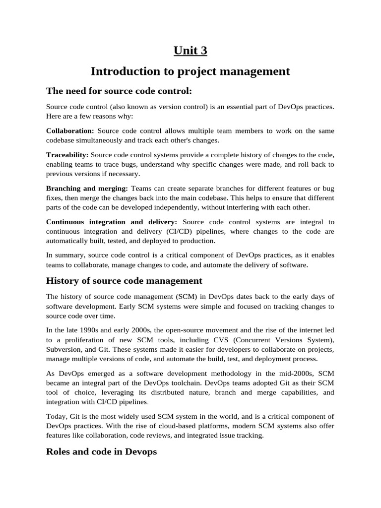 Unit 3 Devops 1 ST Part | PDF