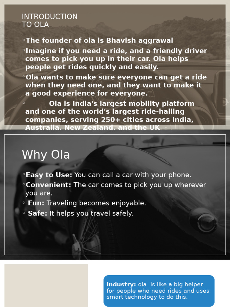 To Ola: The Founder of Ola Is Bhavish Aggrawal Imagine If You Need A ...