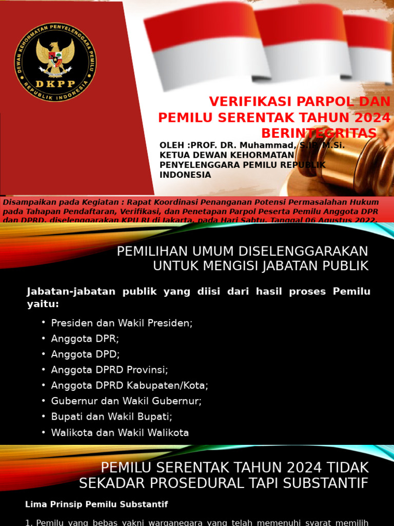 Materi DKPP Kode Etik | PDF