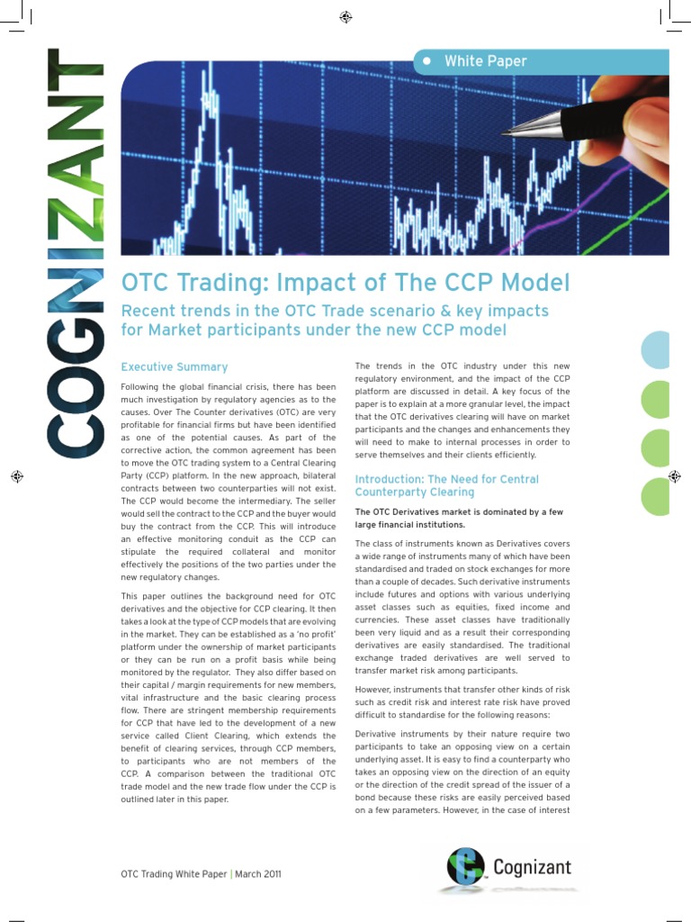 OTC Trading - Impact of CCP Cognizant White Paper | PDF | Clearing ...