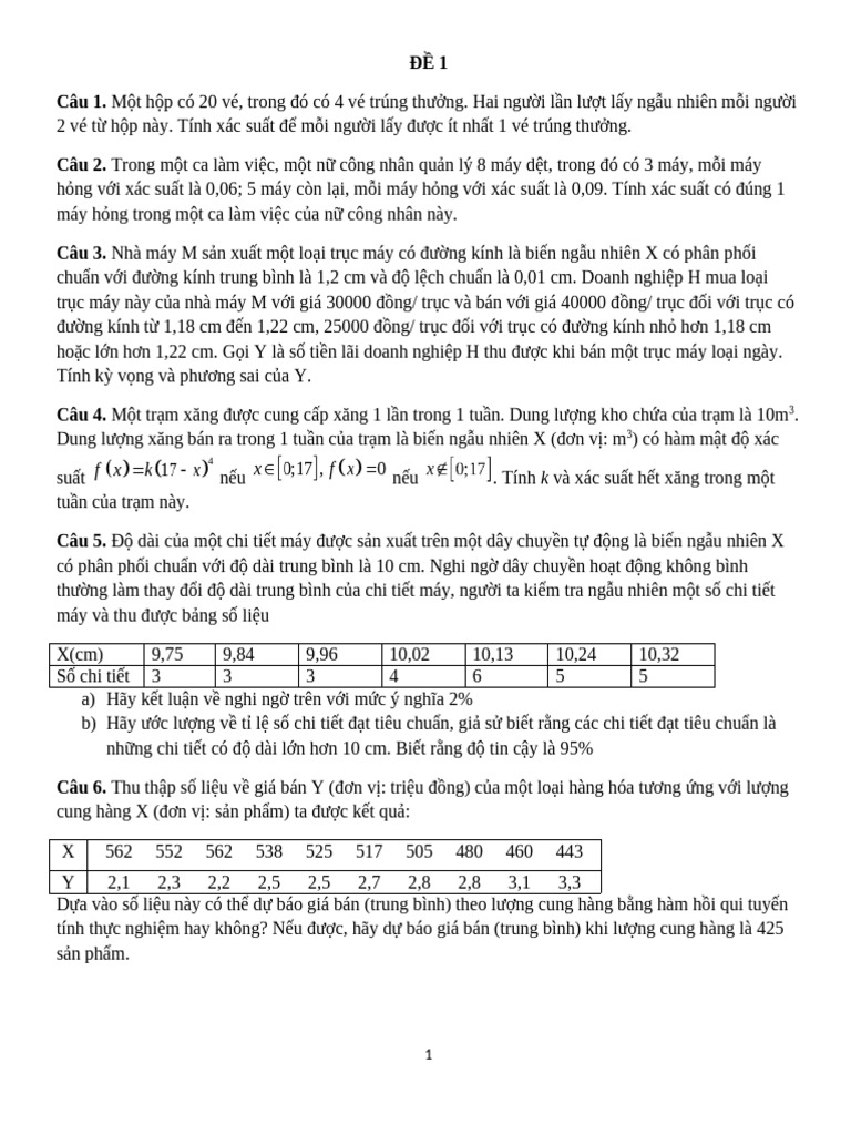De Thi 1 QTL CLC | PDF