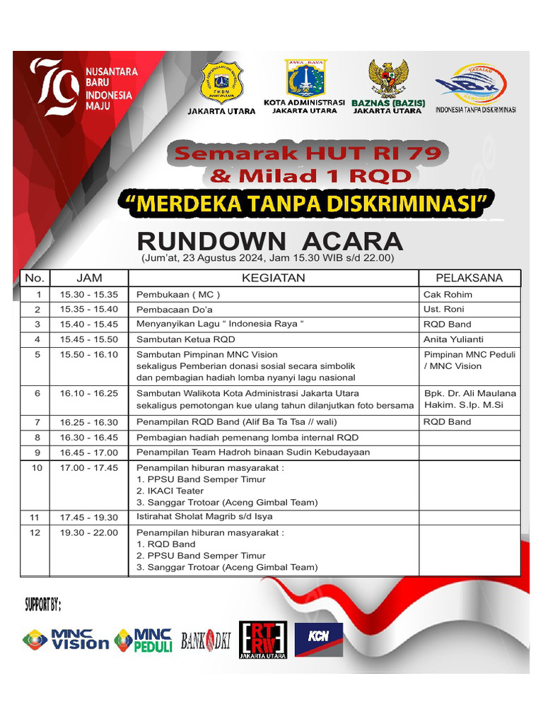 Rundown TGL 23 Ags 2024 | PDF