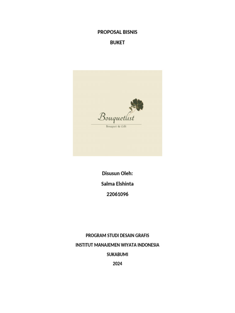 Proposal Bisnis | PDF