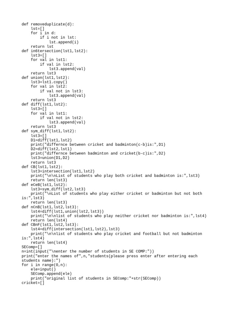 Fds Practical 1 | PDF