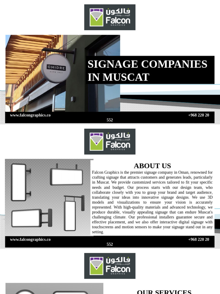 Premier Signage Company in Muscat | PDF | 3 D Computer Graphics | Art