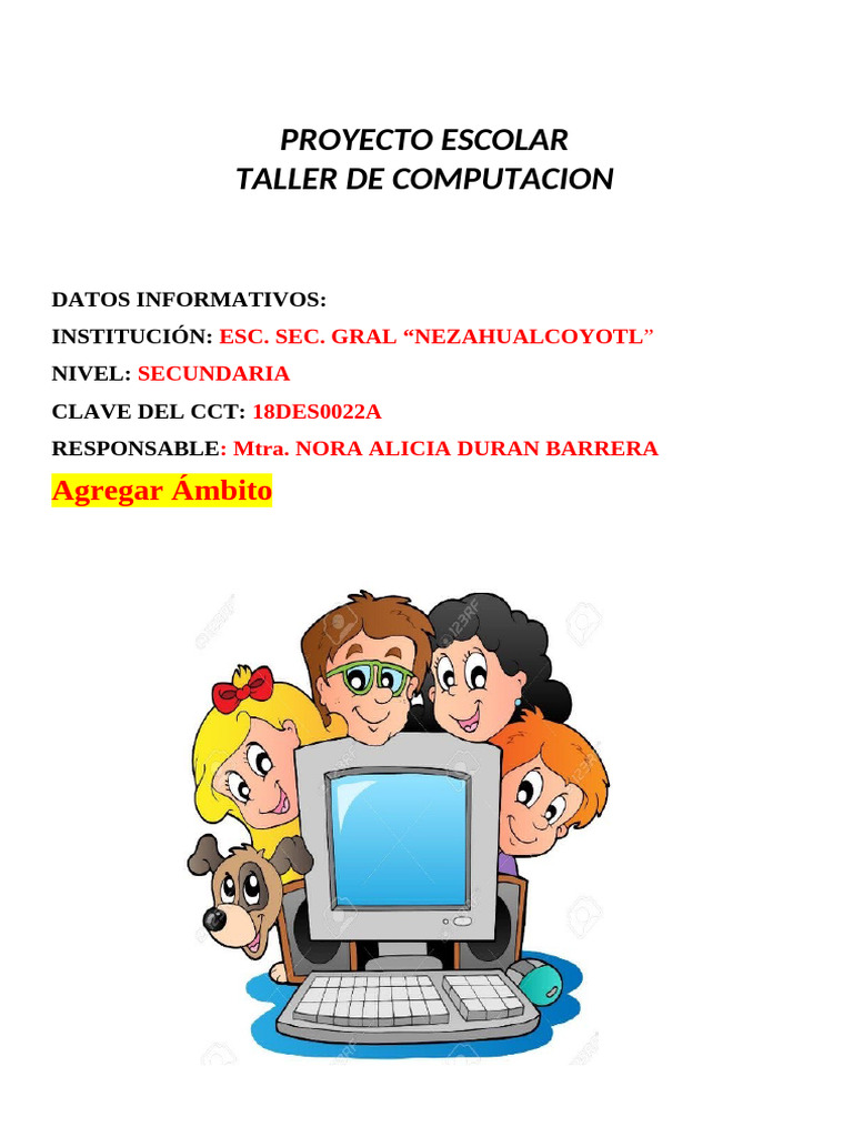 Proyecto - Informatica-Computacion | PDF